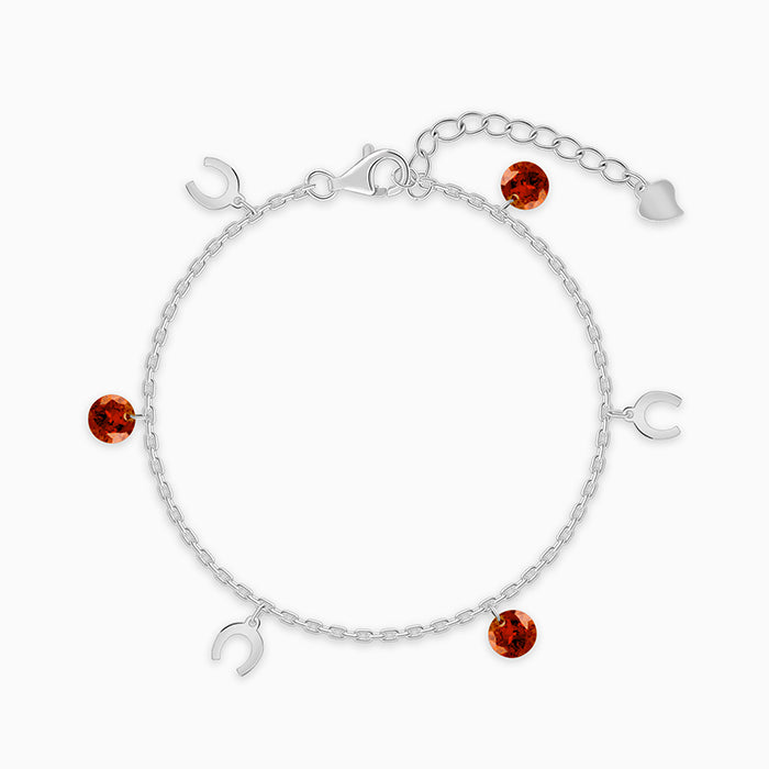 Silver Celestial Bloom Bracelet | GIVA – GIVA