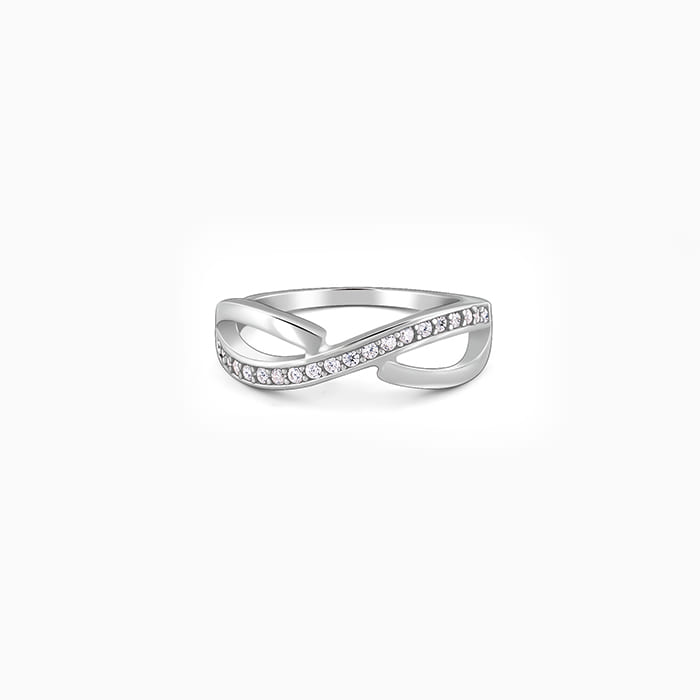 Silver Ripple Ring – GIVA