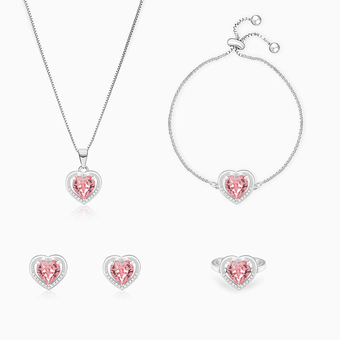 Silver Valentine Set of Four – GIVA Jewellery