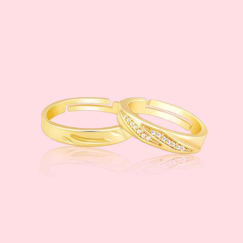 Express Your Love with our Gorgeous Couple Rings – GIVA Jewellery