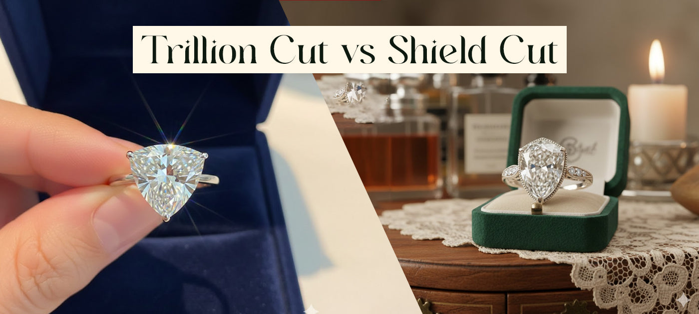 Trillion Cut vs Shield Cut: The Ultimate Diamond Shape Guide – GIVA