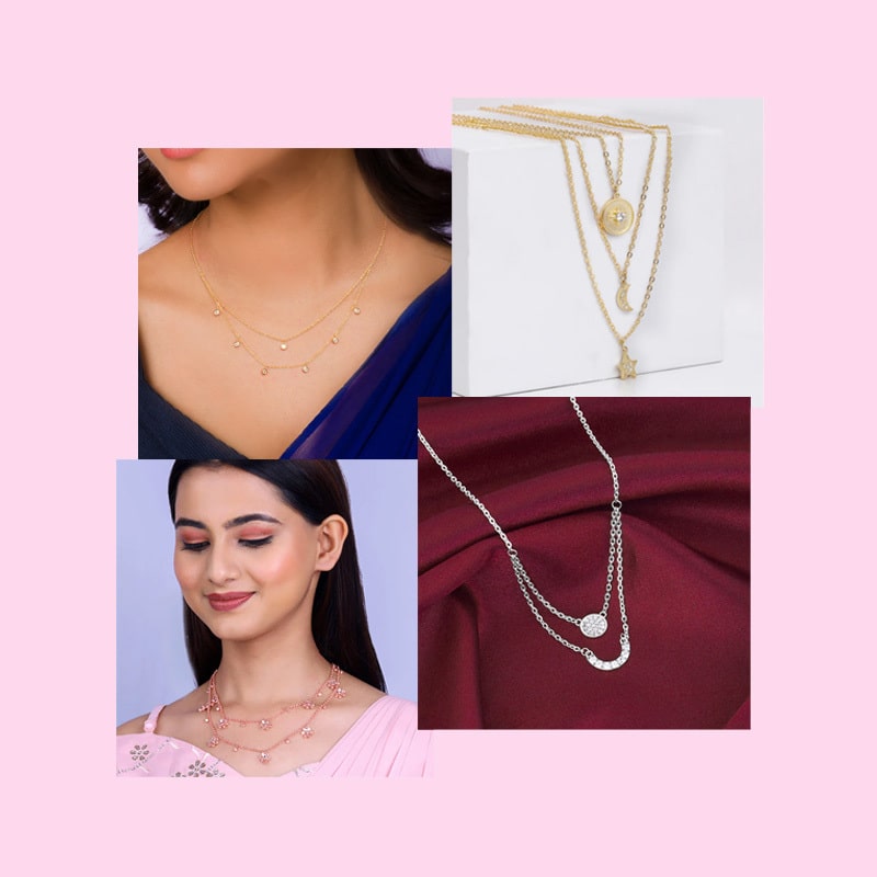 Top Layered Necklace to Gift a Trendsetter on Women's Day – GIVA Jewellery