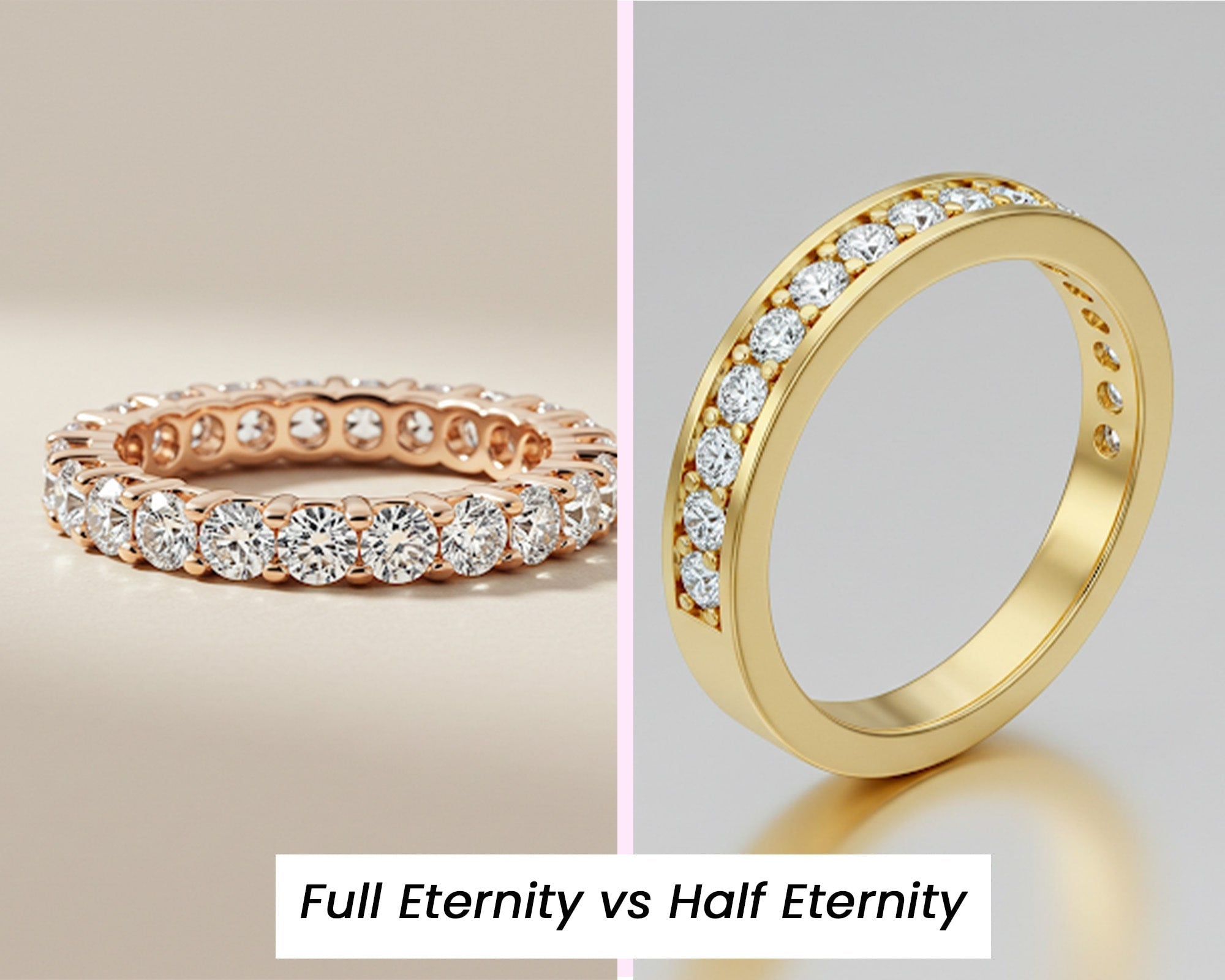 Understanding Full Eternity vs Half Eternity Rings – GIVA