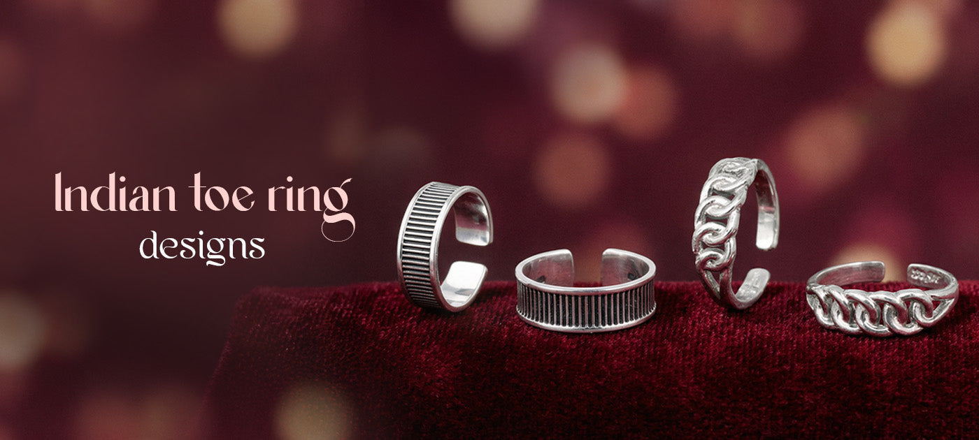Buy Adjustable Silver Toe Rings | Trendy Indian Bichiya Designs – GIVA
