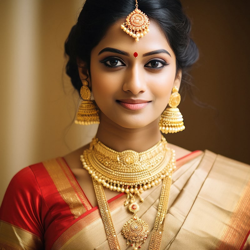 South Indian Bride Gold Jewellery