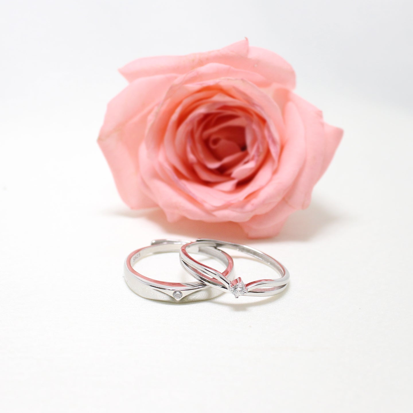 Buy 925 Silver Couple Rings Online at Best Price – GIVA