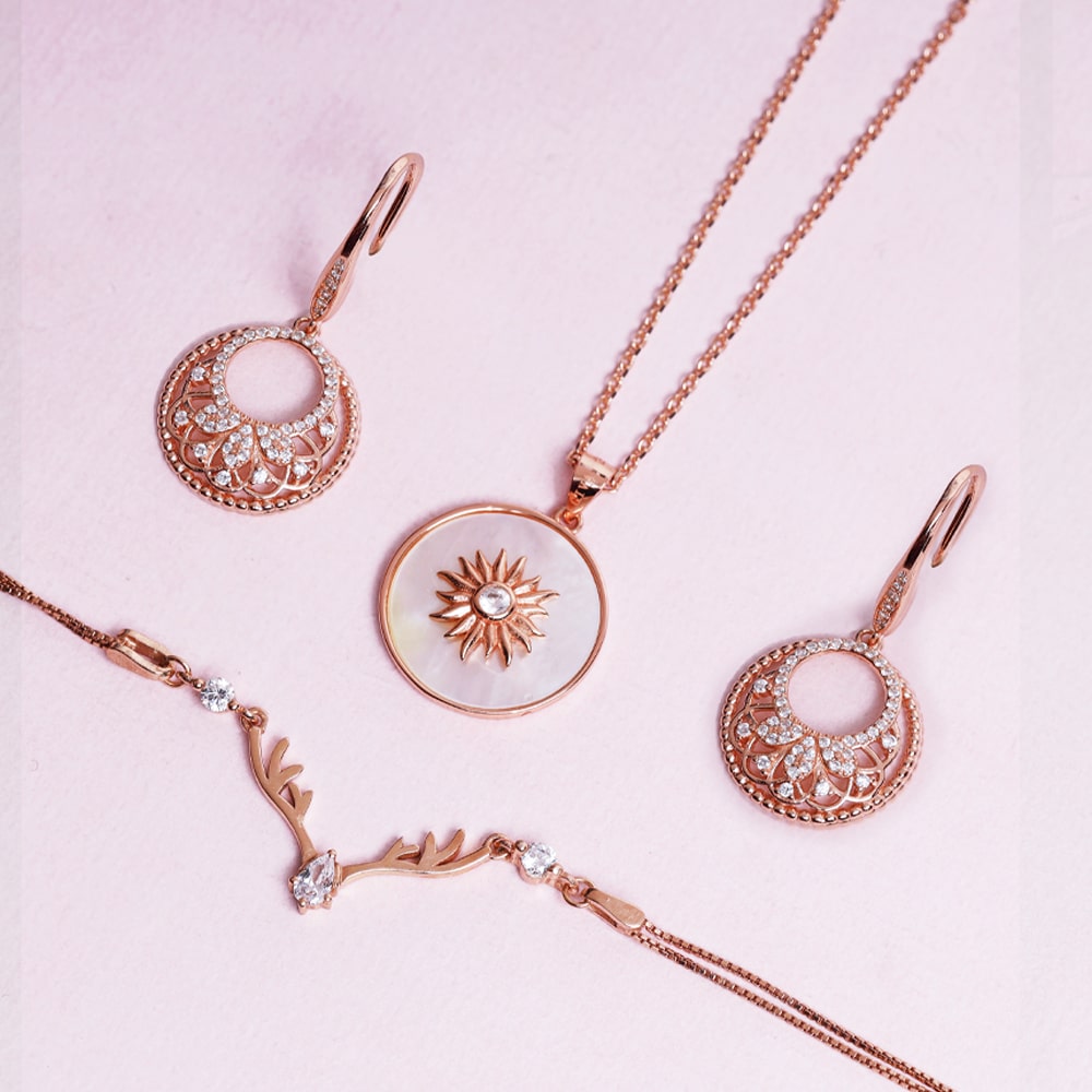 Rose Collection | Buy Rose Gold Jewellery For Your Loved Ones