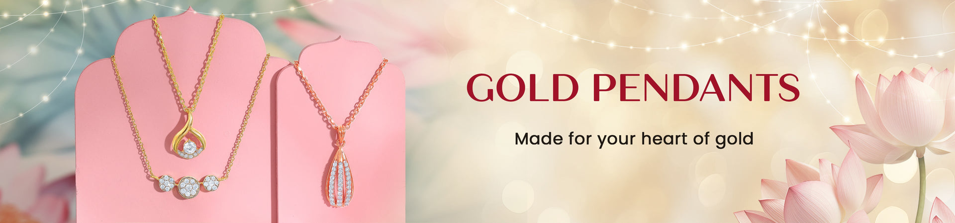 Buy Beautiful Gold & Diamond Pendant Designs for Women – GIVA Jewellery