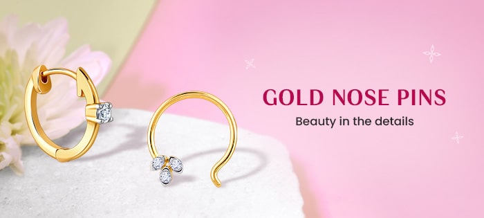 Buy Latest Gold and Diamond Nose Pins Designs Online at Best Price ...