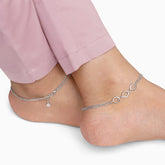 Buy Modern Designs & Classic Styles of Silver Anklets at Best Price ...