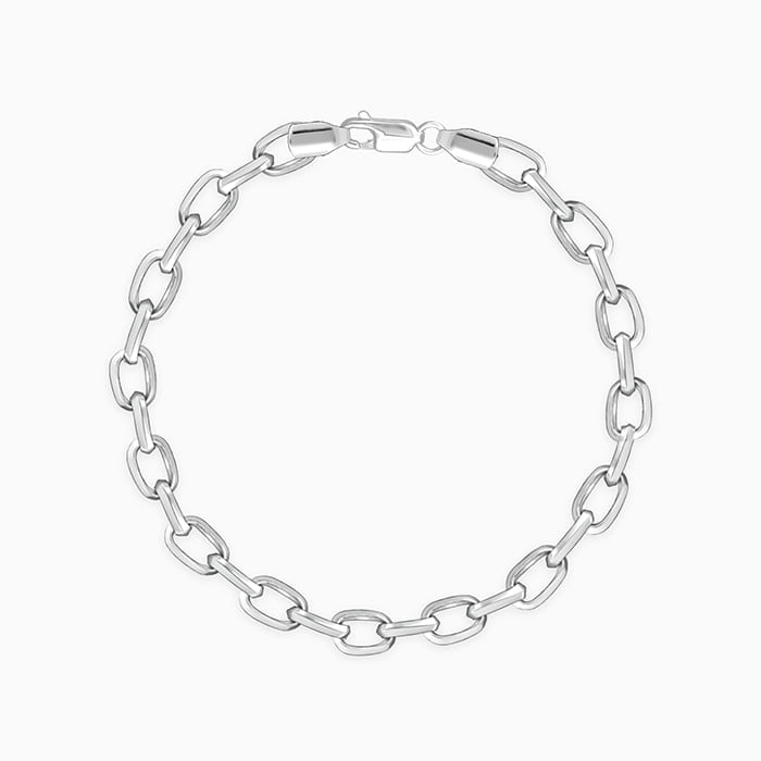Silver Delink Bracelet For Men – GIVA Jewellery- Mens Bracelet
