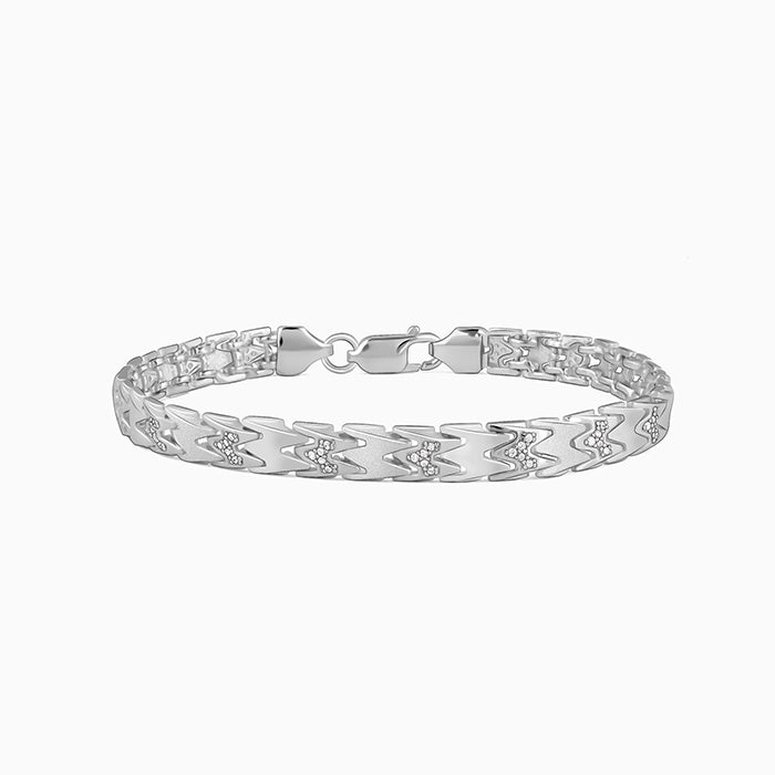 Aditya Roy Kapur Silver Fearless Bracelet For Him – GIVA