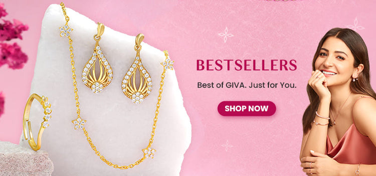 Buy Pure Silver and Gold Jewellery Online | Lab Grown Diamonds – GIVA ...