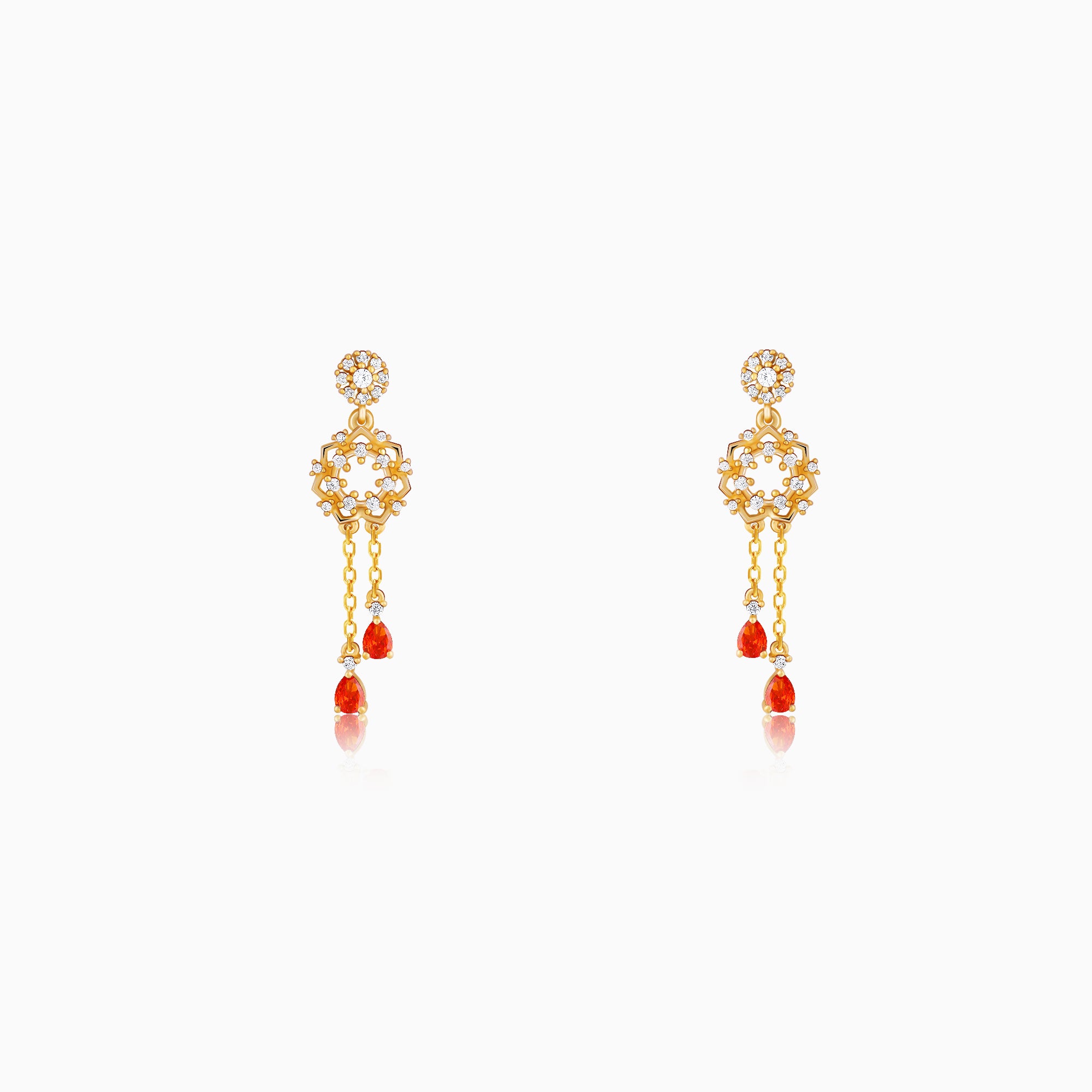 Golden Hecate Dangler Earrings – GIVA