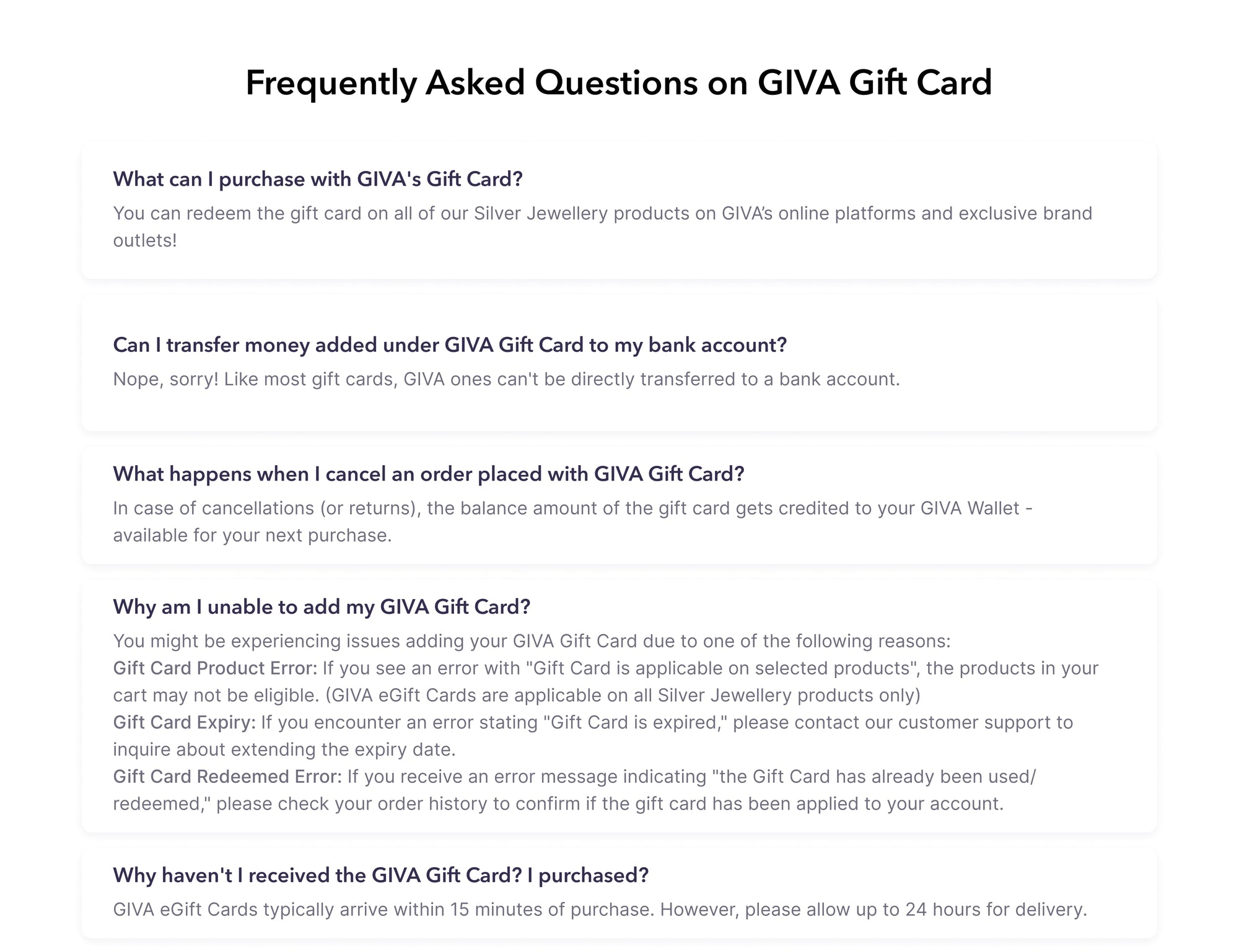 GIVA Gift Card – A Thoughtful Gift for Every Occasion – GIVA