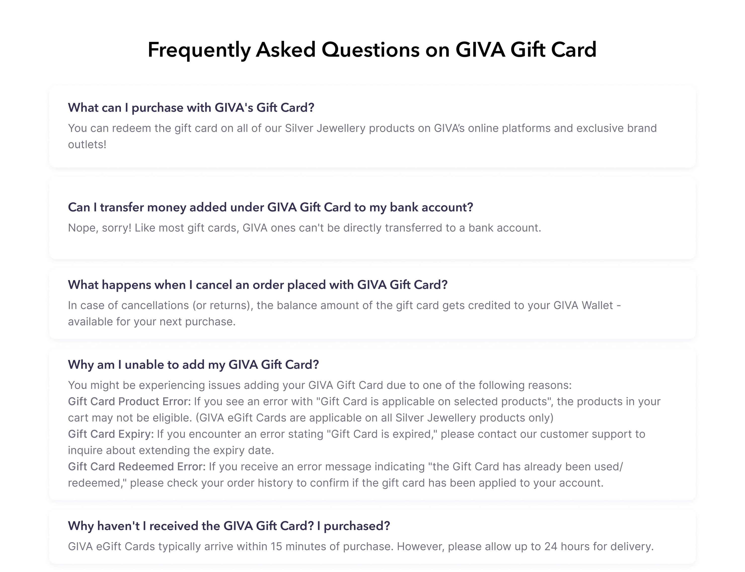 GIVA Gift Card – A Thoughtful Gift for Every Occasion – GIVA