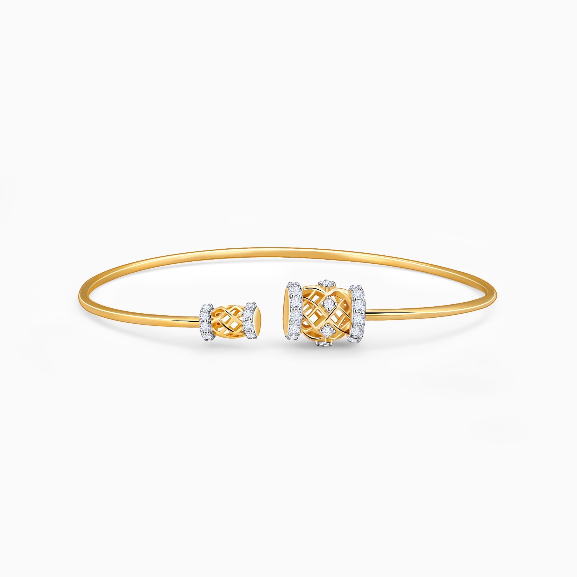 Purchase Gold Sway in Style Cuff Bracelet Online | GIVA Jewellery ...