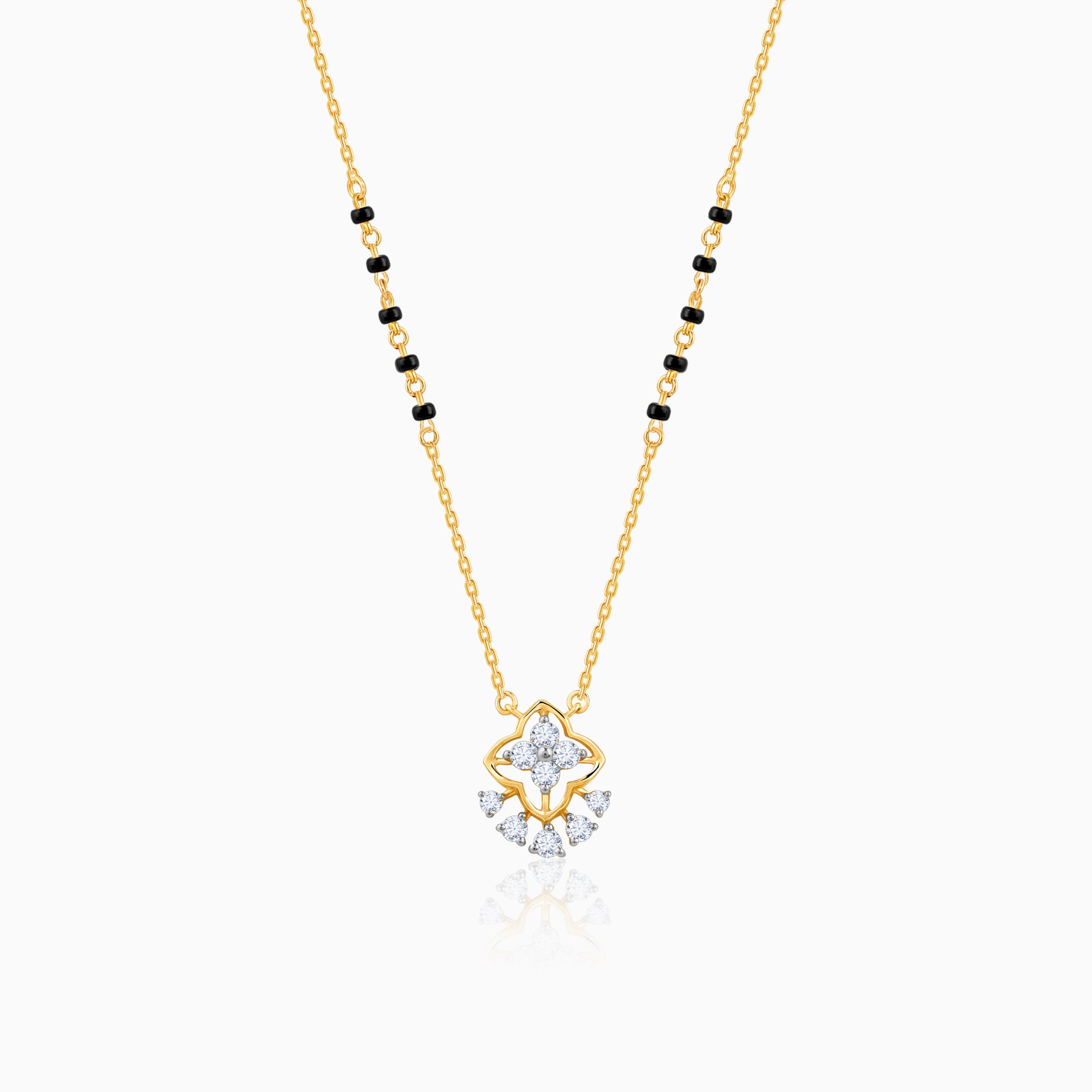 Gold Avni Lab Grown Diamond Mangalsutra – Heer by GIVA