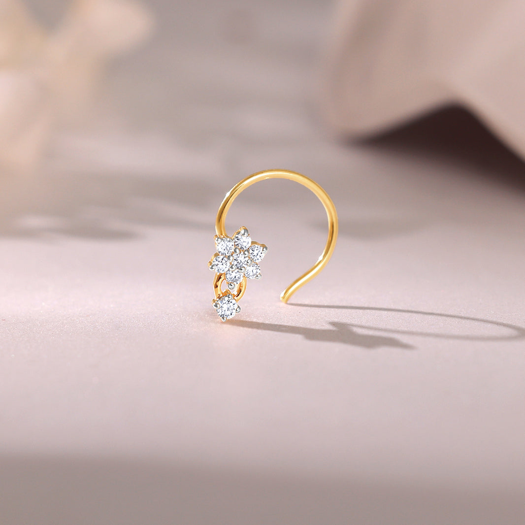 Buy Gold, Silver, and Diamond Nose Pin at Best Price – GIVA Jewellery