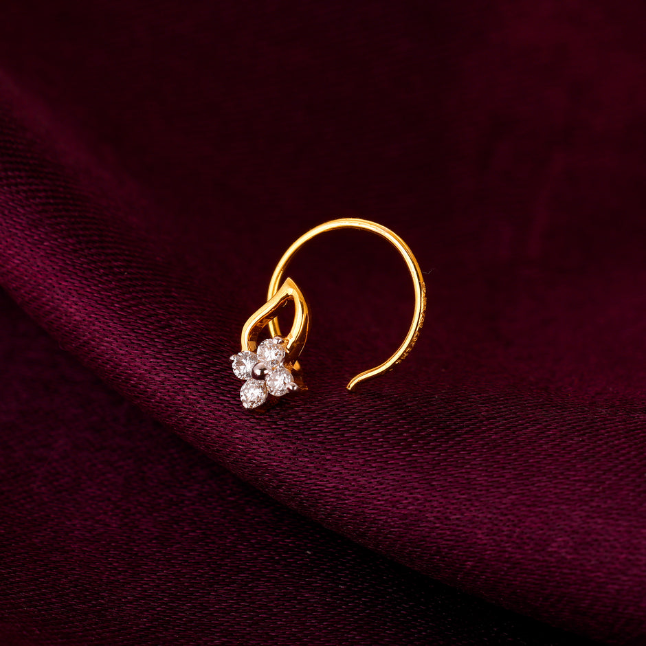 Buy Latest Gold and Diamond Nose Pins Designs Online at Best Price ...