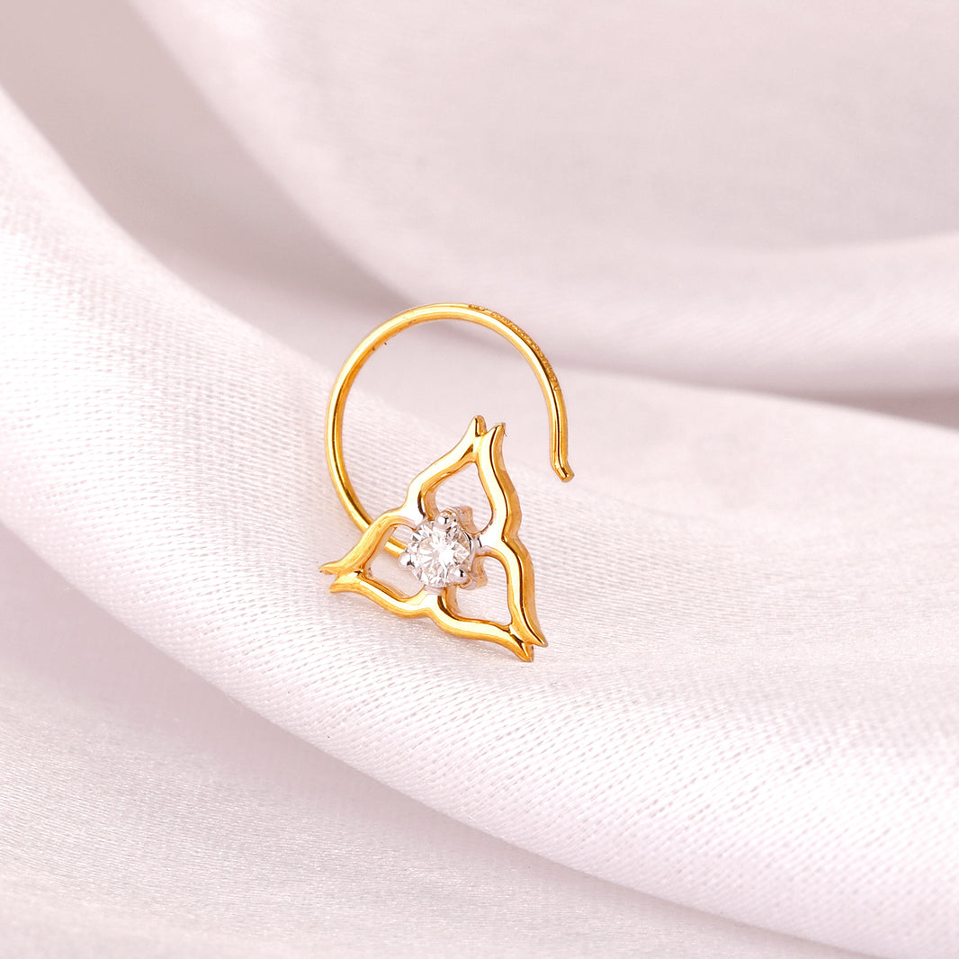 Gold Nose Pin | Explore Varieties of Nose Pin Gold Online in India ...