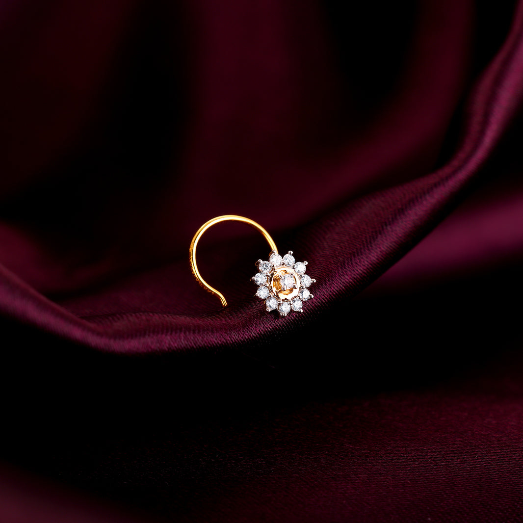 Gold Nose Pin | Explore Varieties of Nose Pin Gold Online in India ...