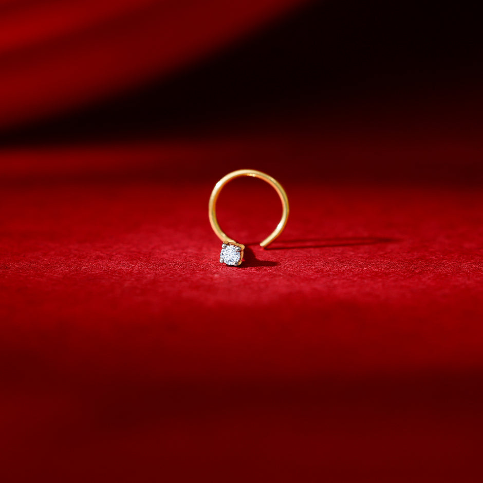 Buy Gold, Silver, and Diamond Nose Pin at Best Price – GIVA Jewellery