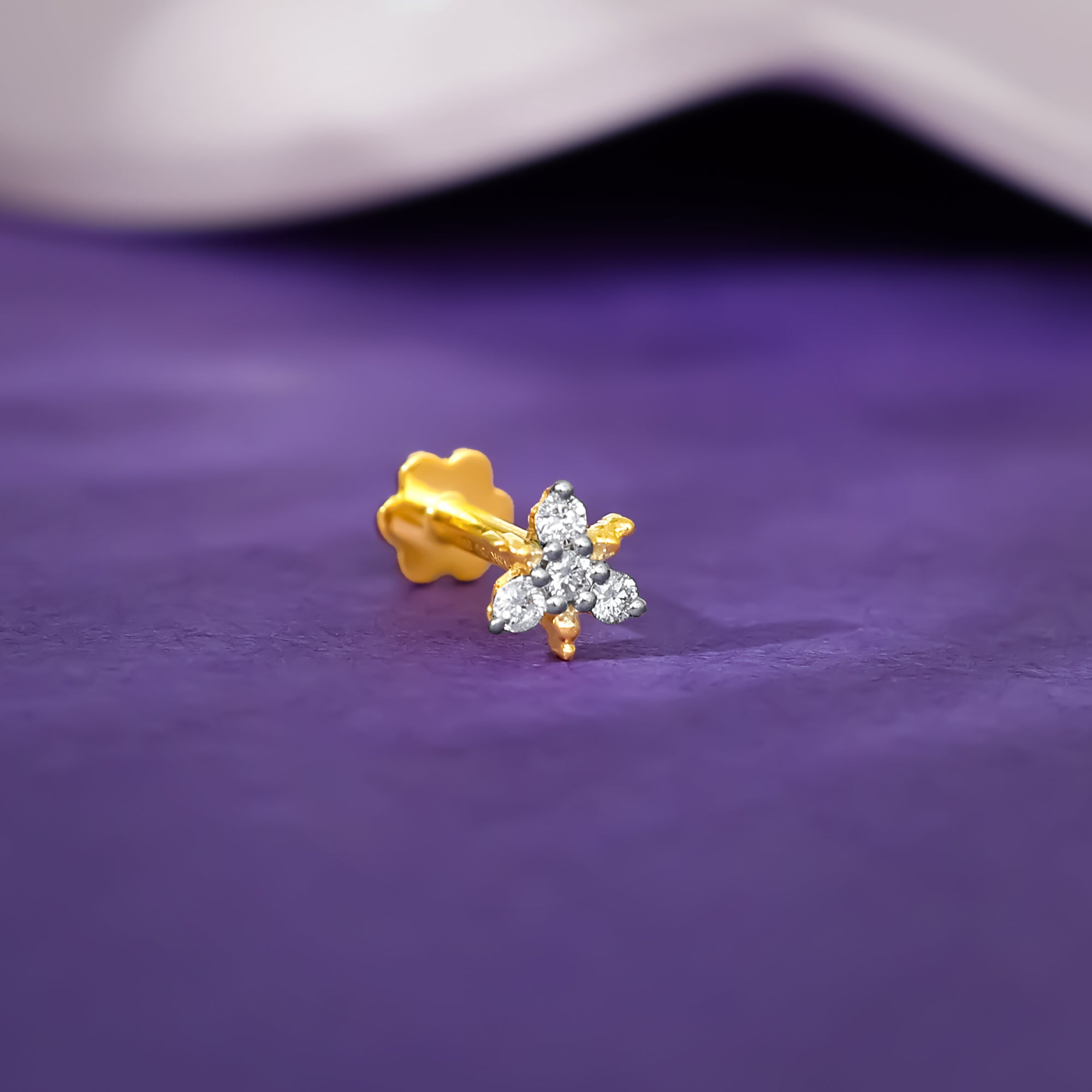 Buy Latest Gold and Diamond Nose Pins Designs Online at Best Price ...