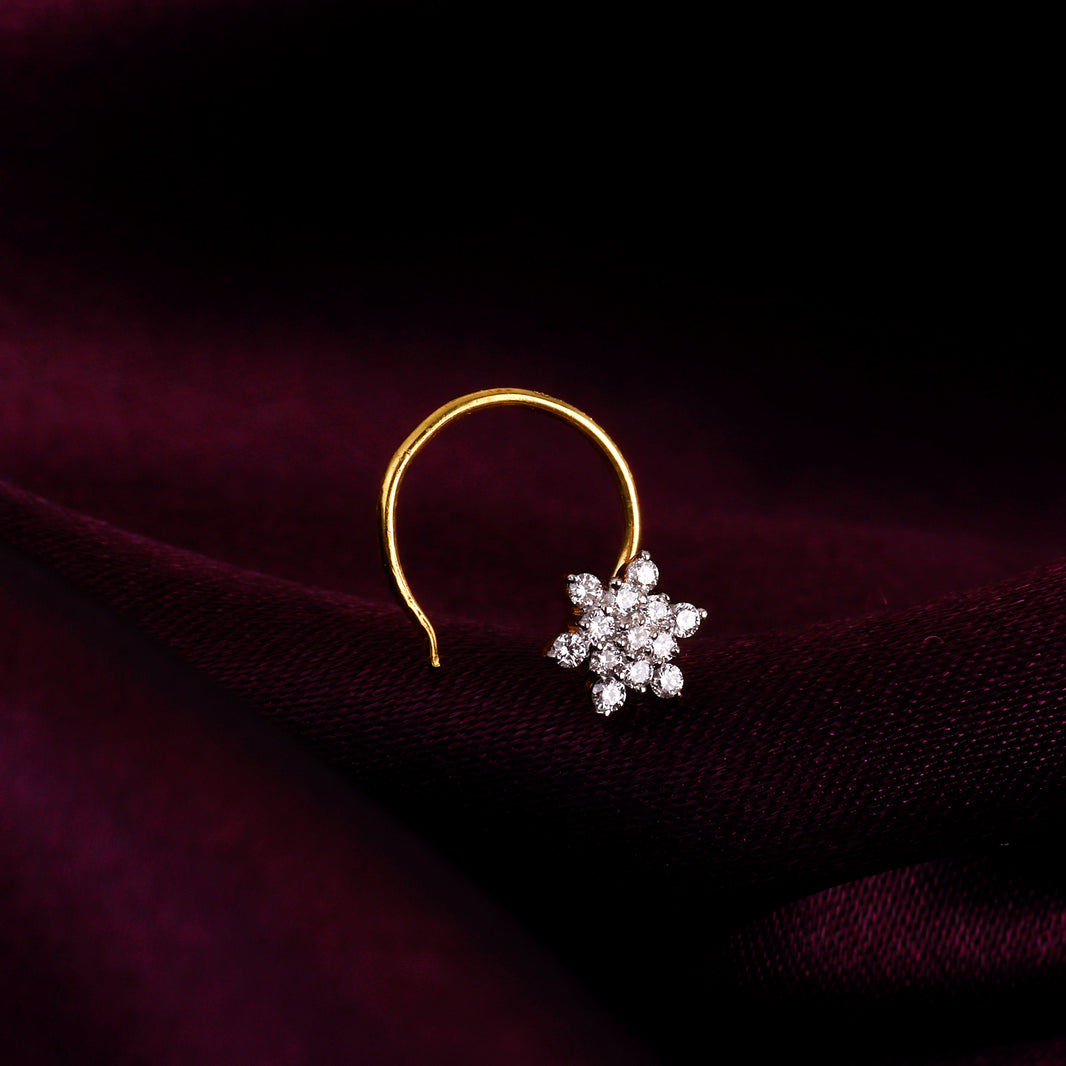 Gold Nose Pin | Explore Varieties of Nose Pin Gold Online in India ...