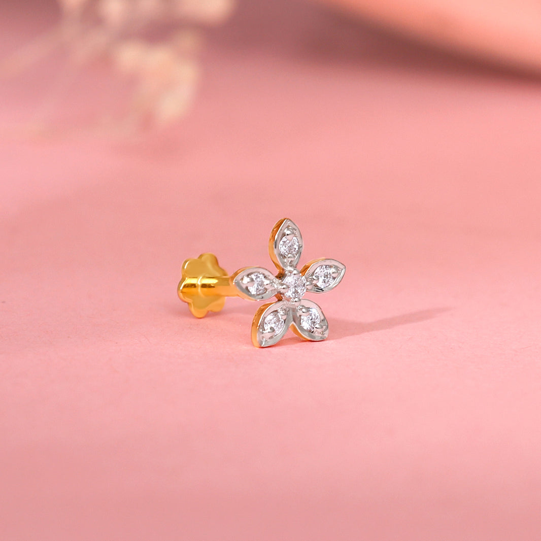 Buy Latest Gold and Diamond Nose Pins Designs Online at Best Price ...