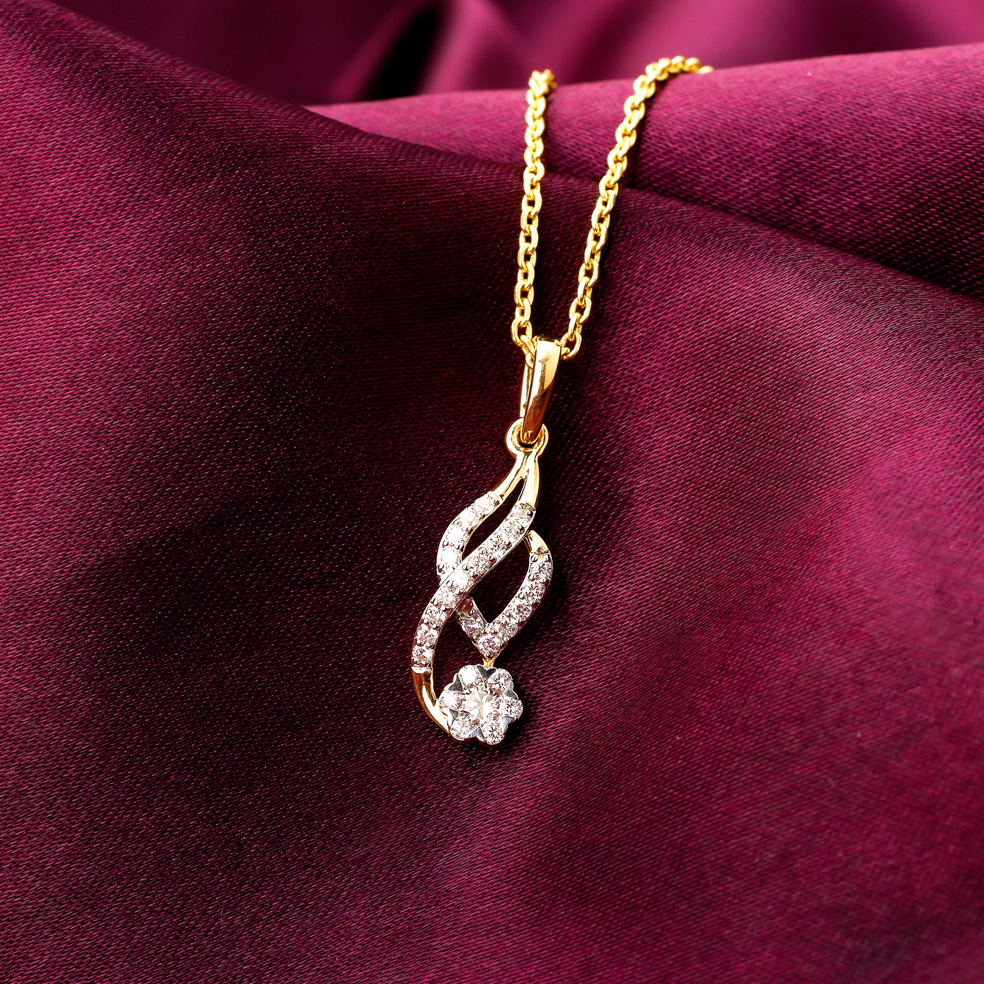 Buy Beautiful Gold & Diamond Pendant Designs for Women – GIVA Jewellery