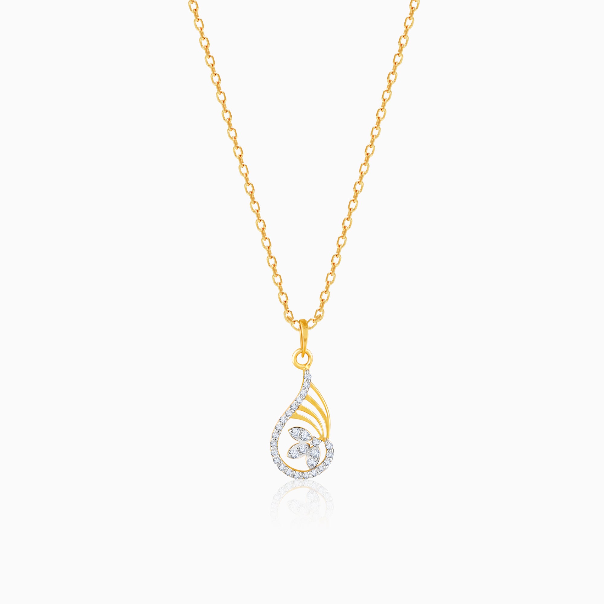 Buy Beautiful Gold & Diamond Pendant Designs for Women – Heer by GIVA