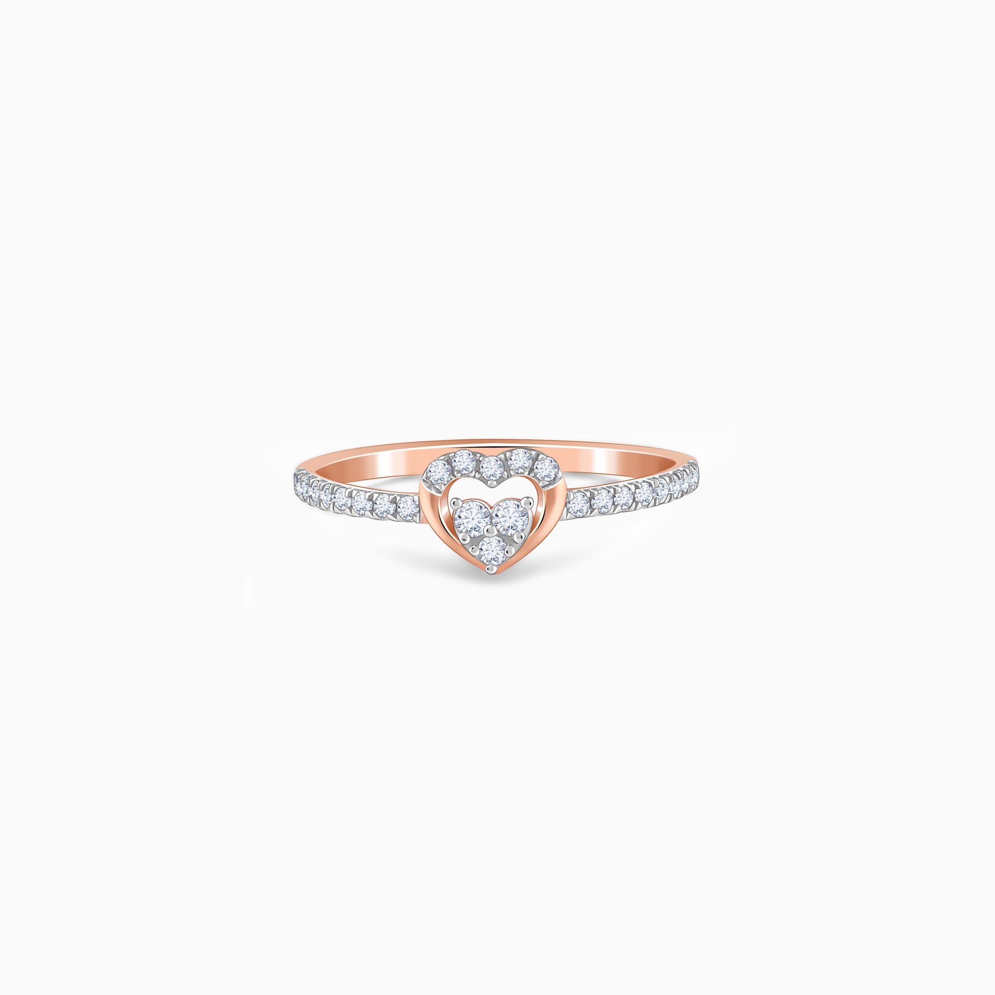 Rose Gold Beloved You Lab Grown Diamond Ring – Heer by GIVA