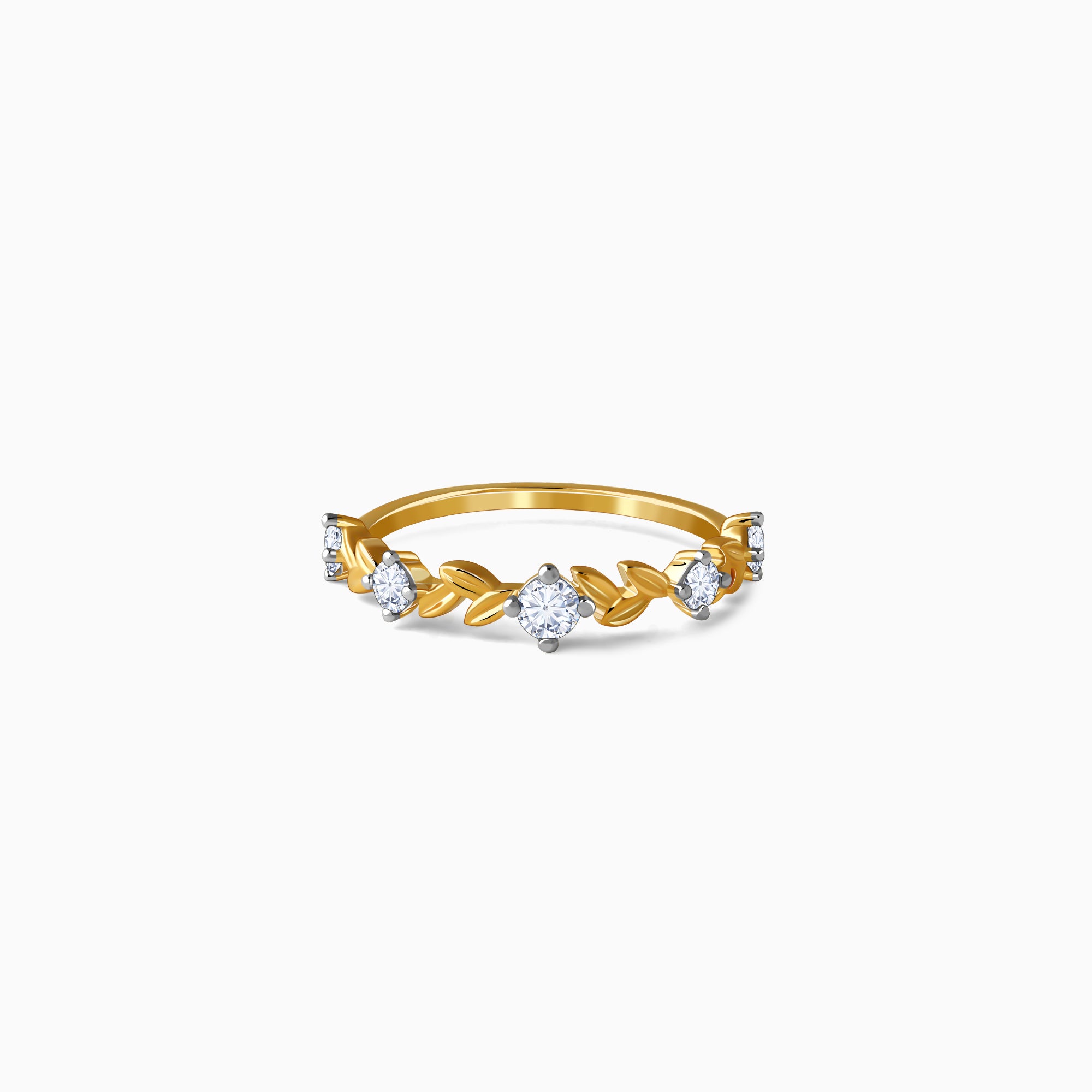 Gold Canopy Lab Grown Diamond Ring – Heer by GIVA