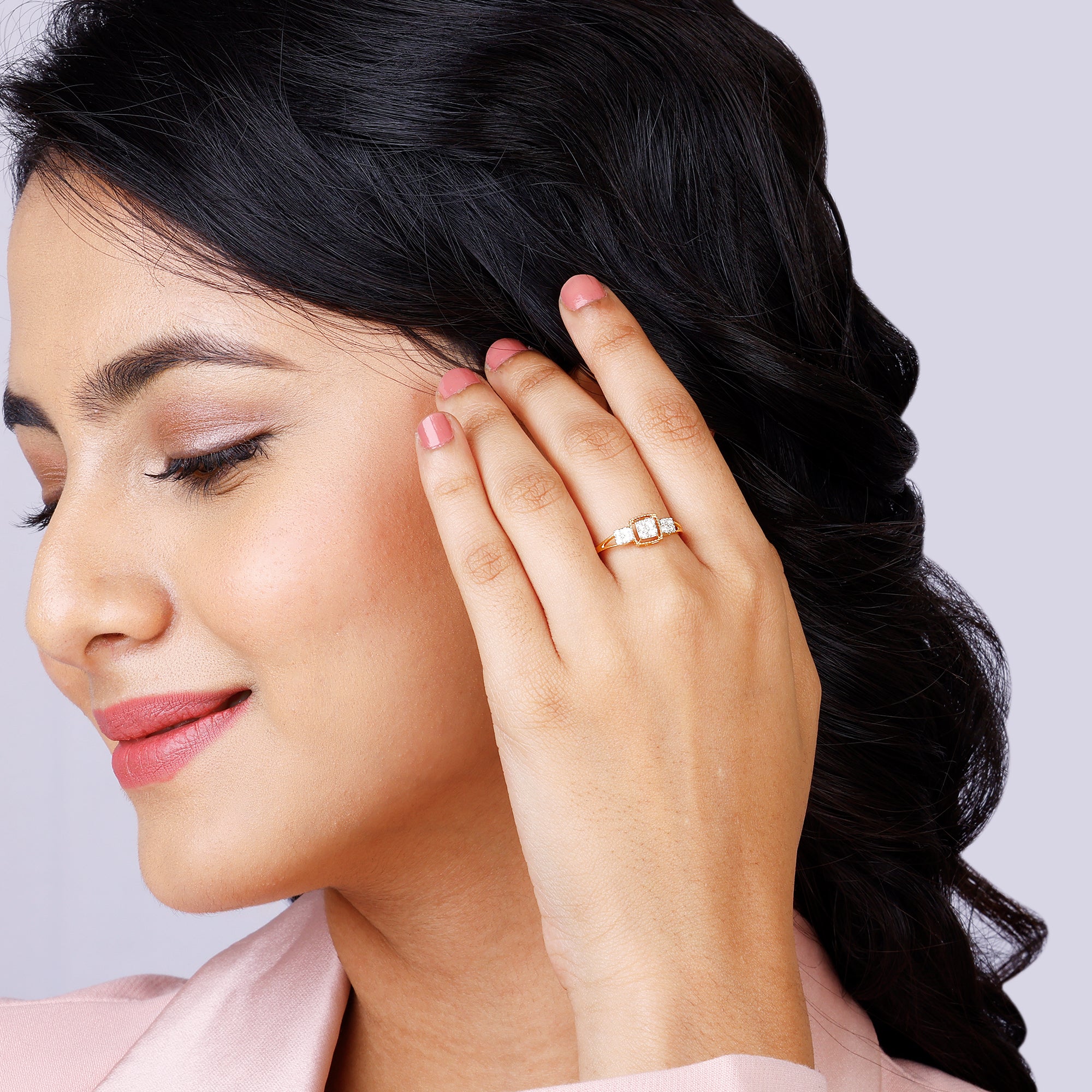 Gold Priceless Bond Diamond Ring – GIVA Jewellery