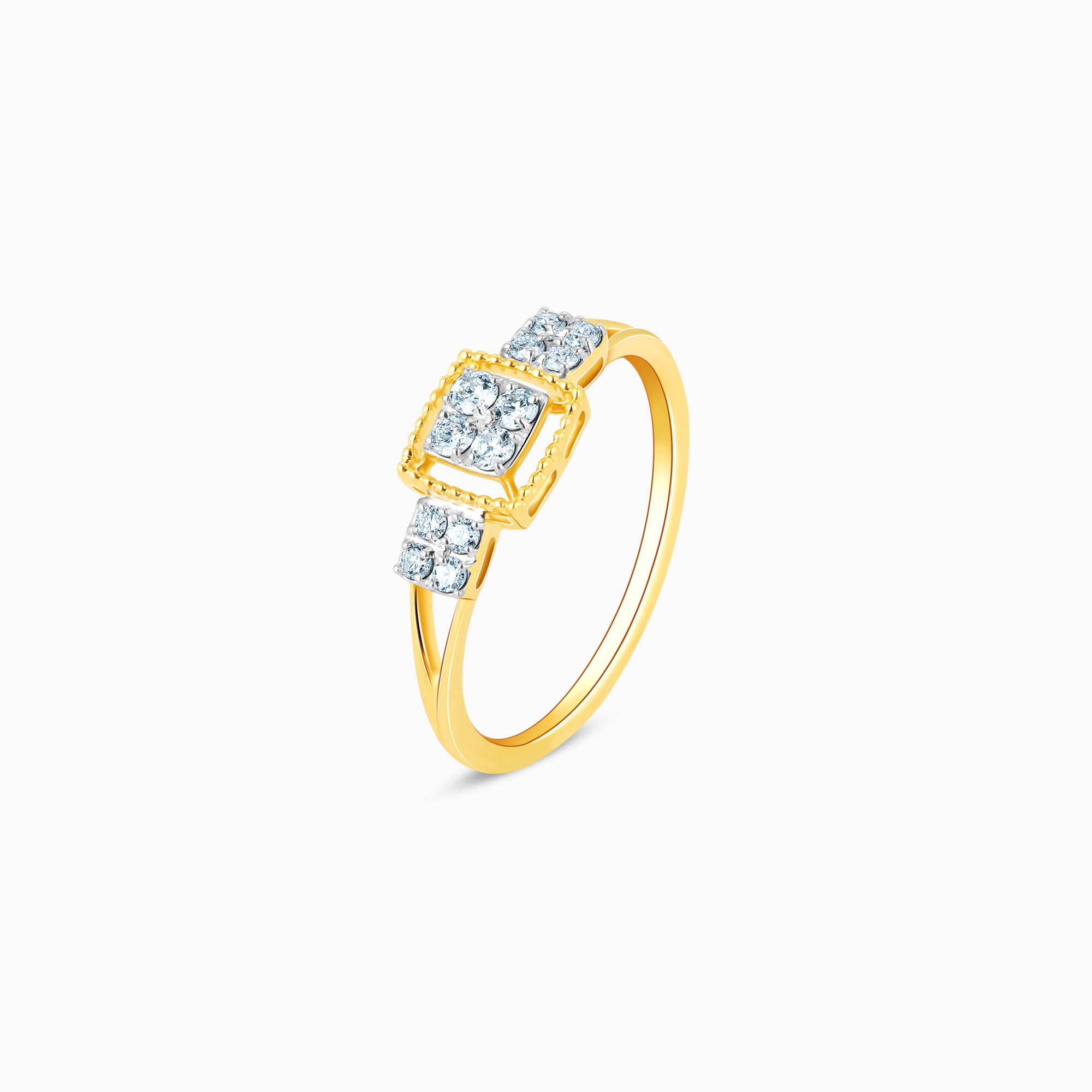 Gold Priceless Bond Diamond Ring – GIVA Jewellery