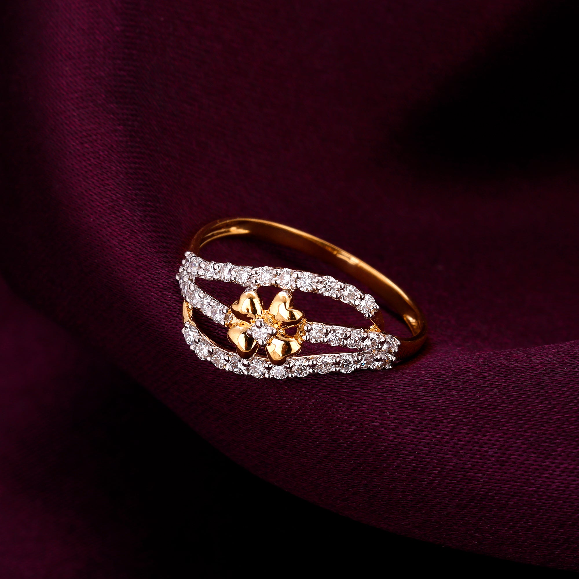 Gold Engagement Rings | Buy Gold Engagement Rings Online in India ...