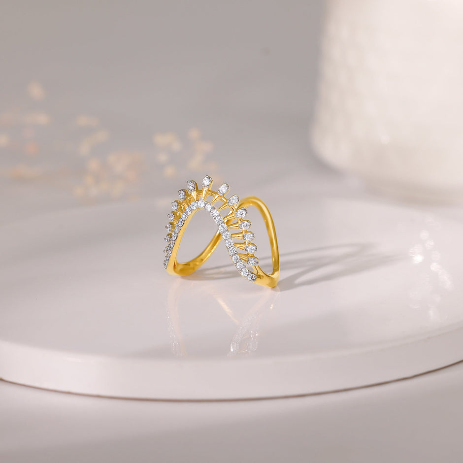 Gold Vanki Rings – Traditional South Indian Jewellery – Heer by GIVA