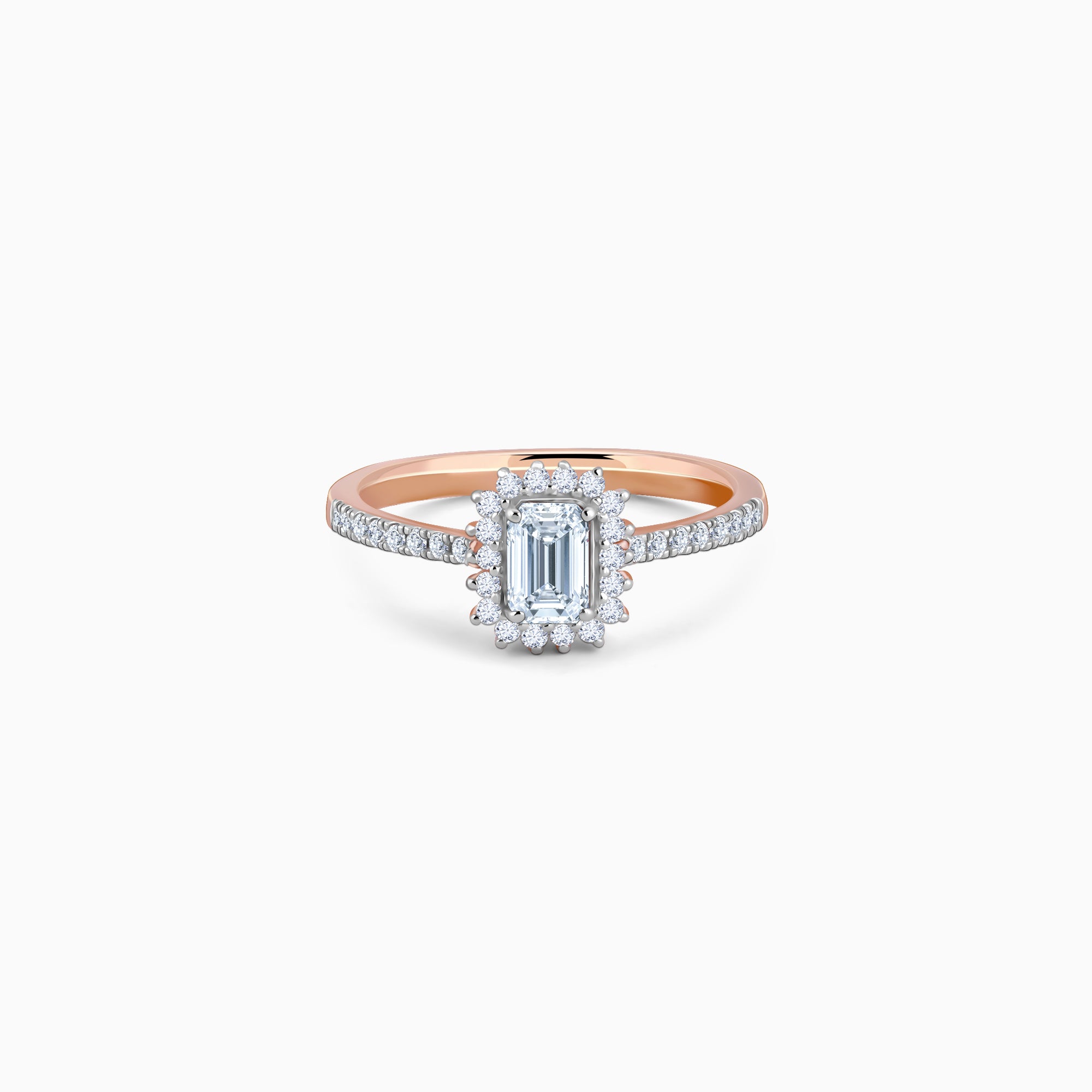 Grab Rose Gold Sanguine Solitaire Diamond Ring Online | GIVA Jewellery ...