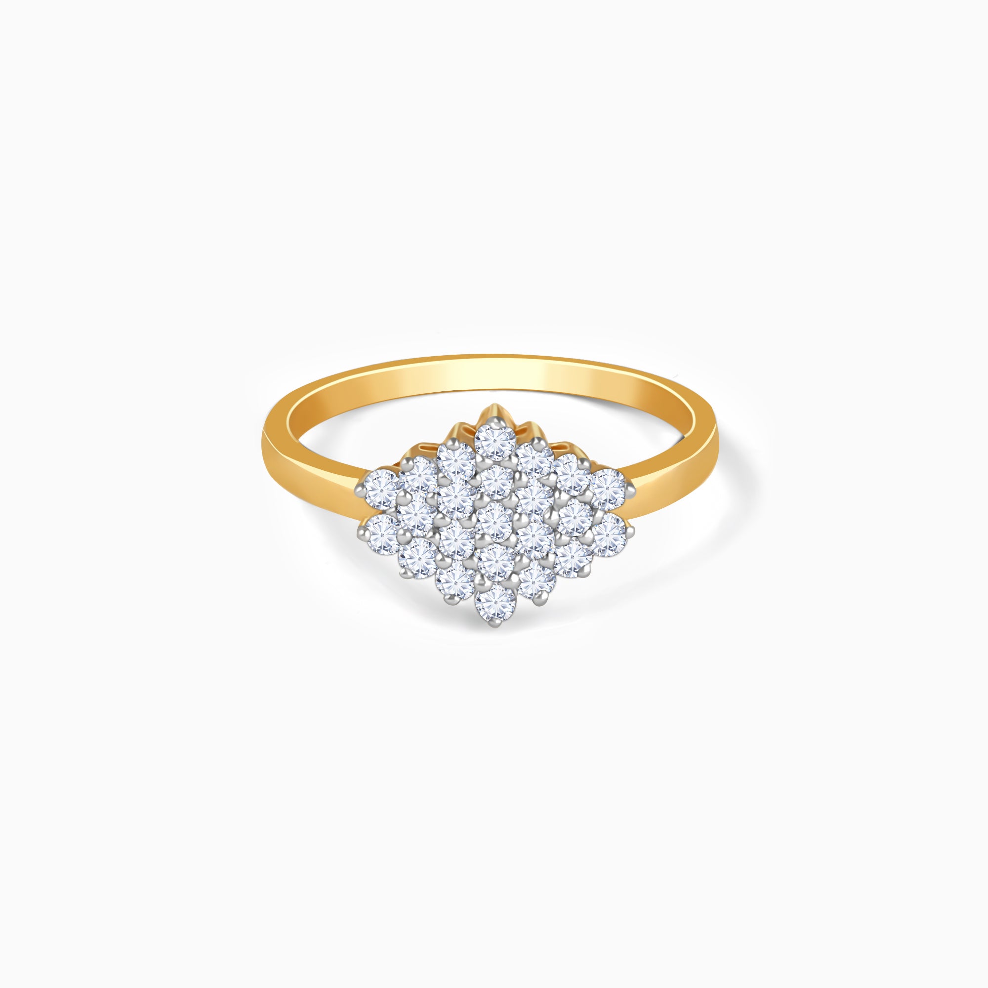 Gold Caprese Diamond Ring | Heer by GIVA – Heer by GIVA