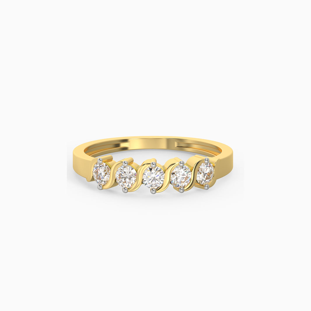 Gold Engagement Rings Online | Latest Designs – Heer by GIVA