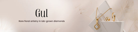 Gul Collection | Gold & Lab Grown Diamond Flower Jewellery – Heer by GIVA