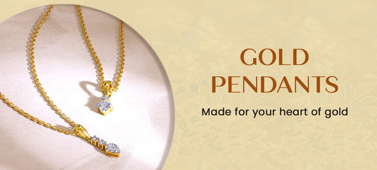 Buy Beautiful Gold & Diamond Pendant Designs for Women – GIVA Jewellery