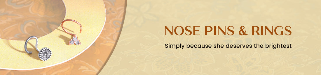 Buy Gold, Silver, and Diamond Nose Pin at Best Price – GIVA Jewellery