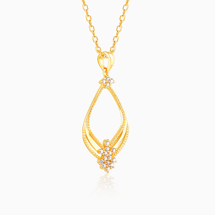 Golden Princess Pendant With Link Chain – GIVA Jewellery