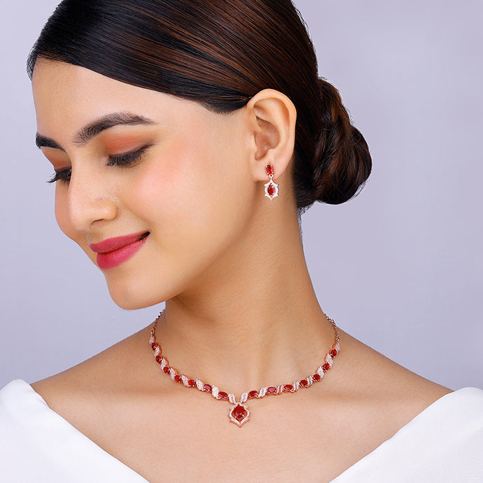 Rose Gold Pretty Woman Set – GIVA Jewellery