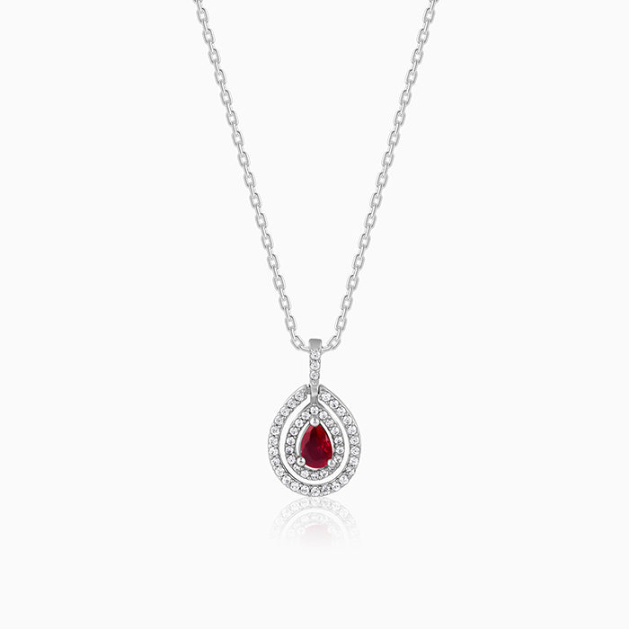 Order Silver Beauty Drop Pendant With Link Chain | GIVA – GIVA