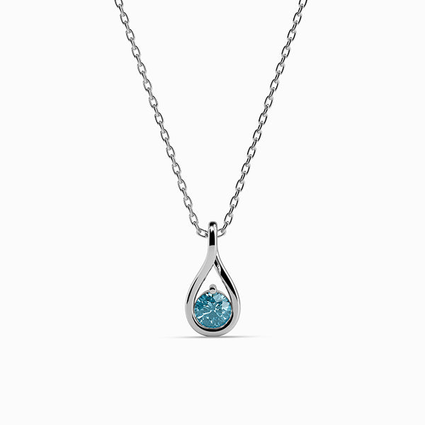 Silver Euanthe Pendant with Link Chain – GIVA