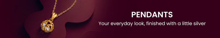 Buy Gold, Silver and Diamond Pendants Online – GIVA