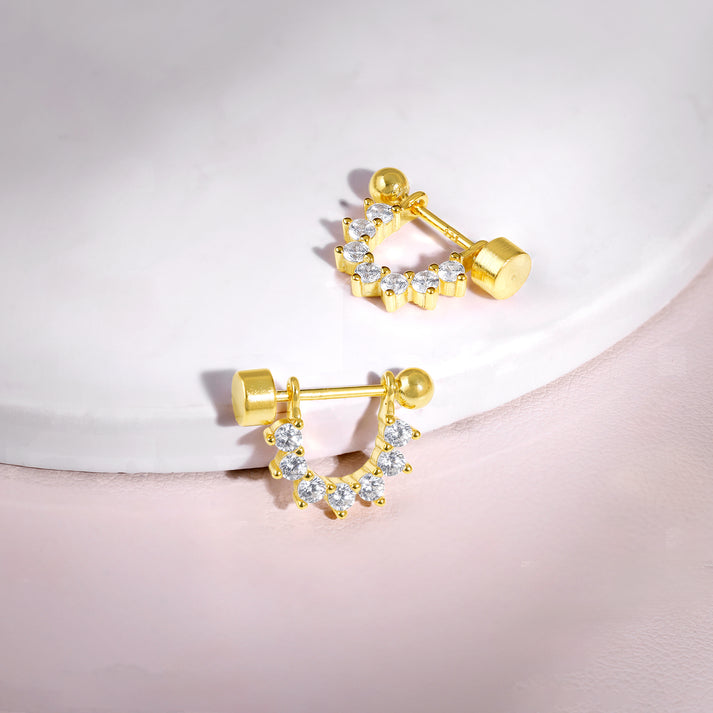 Golden Inka Ear Piercings | GIVA Jewellery – GIVA